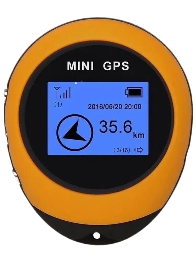 GPS компас-возвращатель PG03 портативный оранжевый для универсального использования