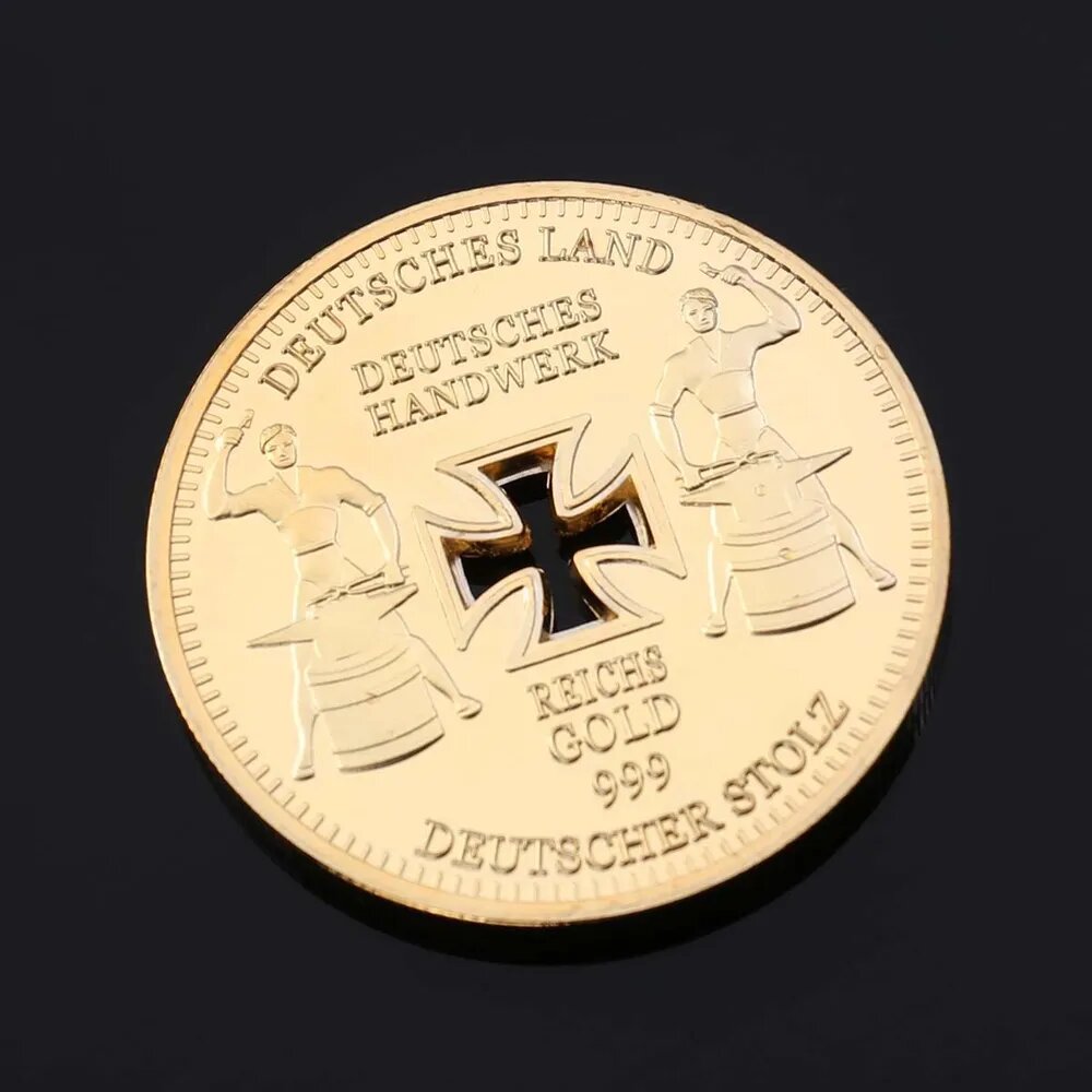 Юбилейная Монета Немецкого Имперского Банка Германия Орел Golden 4.00X4.00X0.30Cm