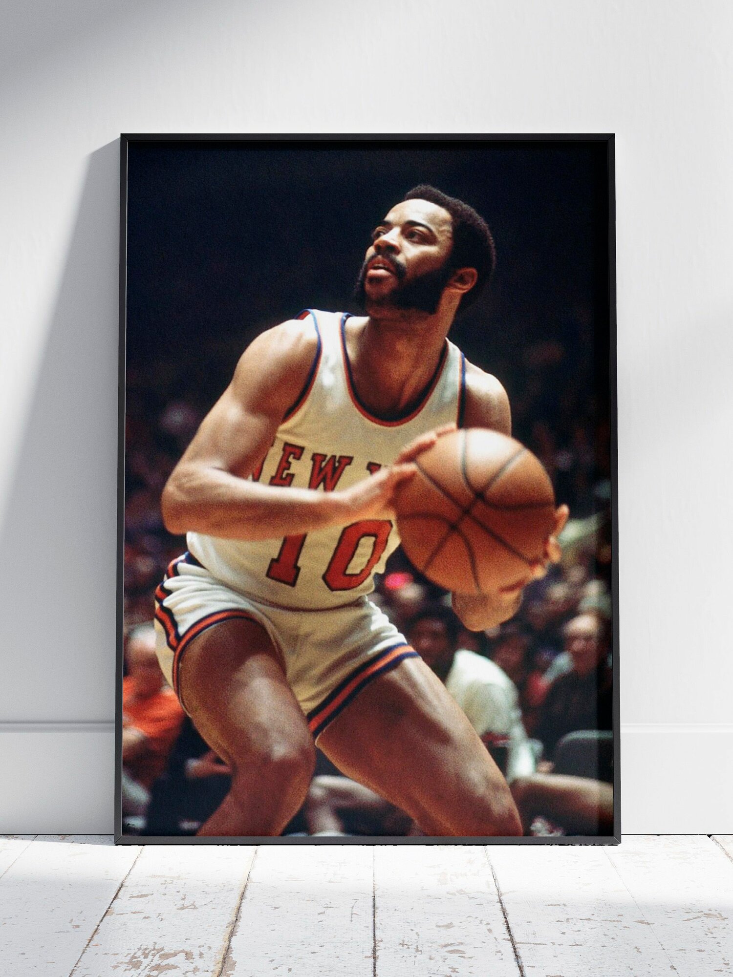 Плакат на стену для интерьера Легенды Баскетбола (Уолтер Фрейзер - Walt Frazier) - Постер по спорту и физической активности формата A3 (30x42 см)