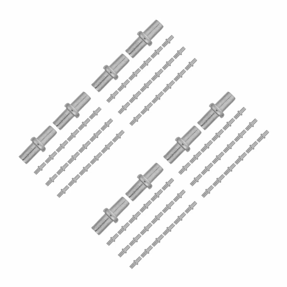 Ремонтные пружинные штифты из нержавеющей стали для дверей мебели, 80 шт