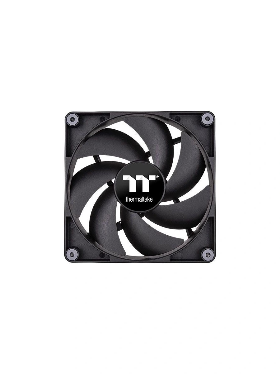 Вентилятор Thermaltake CT140 140х140x25 черный 4-pin (упак:2шт) (CL-F148-PL14BL-A) Ret