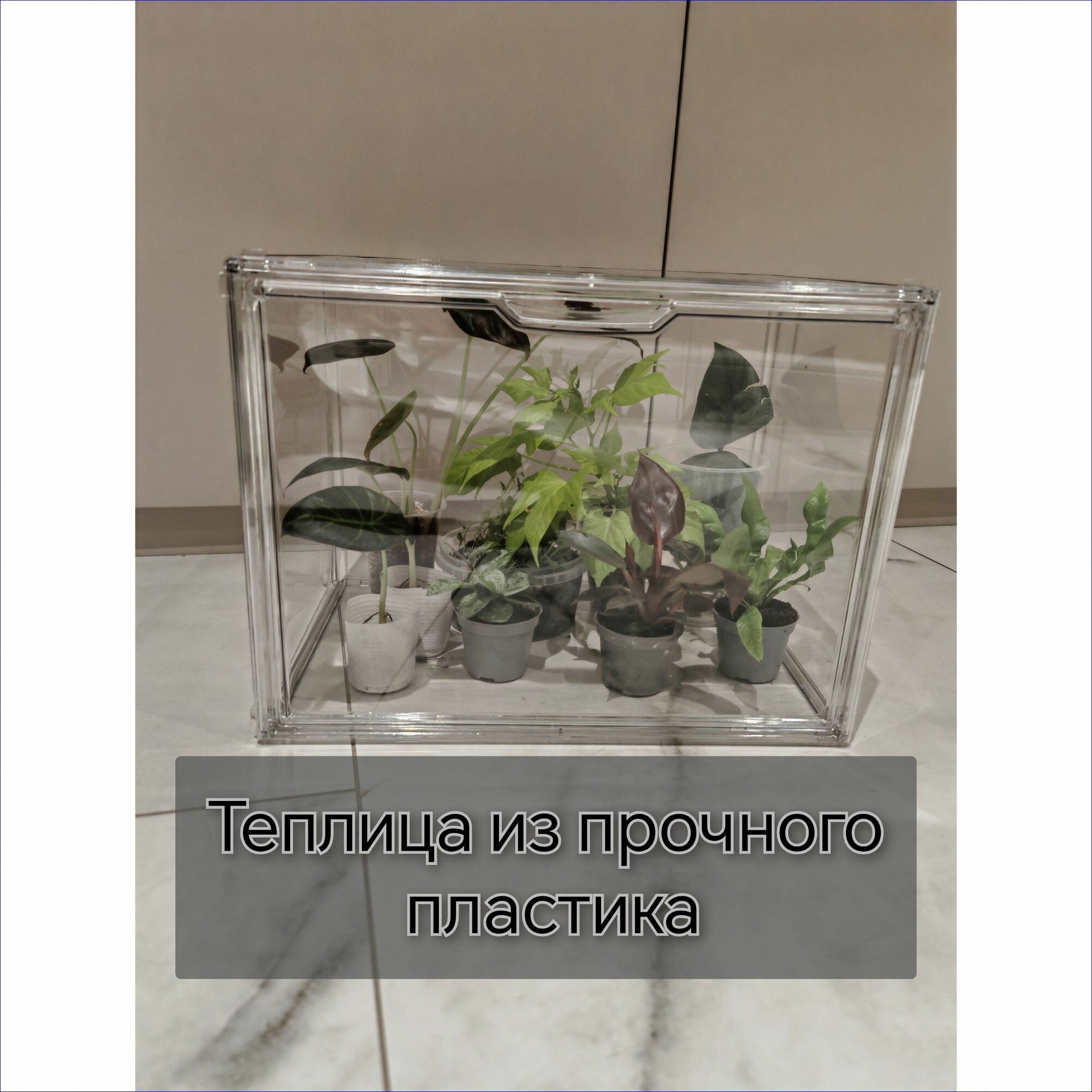 Парник, теплица прямостенная GTgmL31v 0.37х0.27х0.23м, ABS пластик