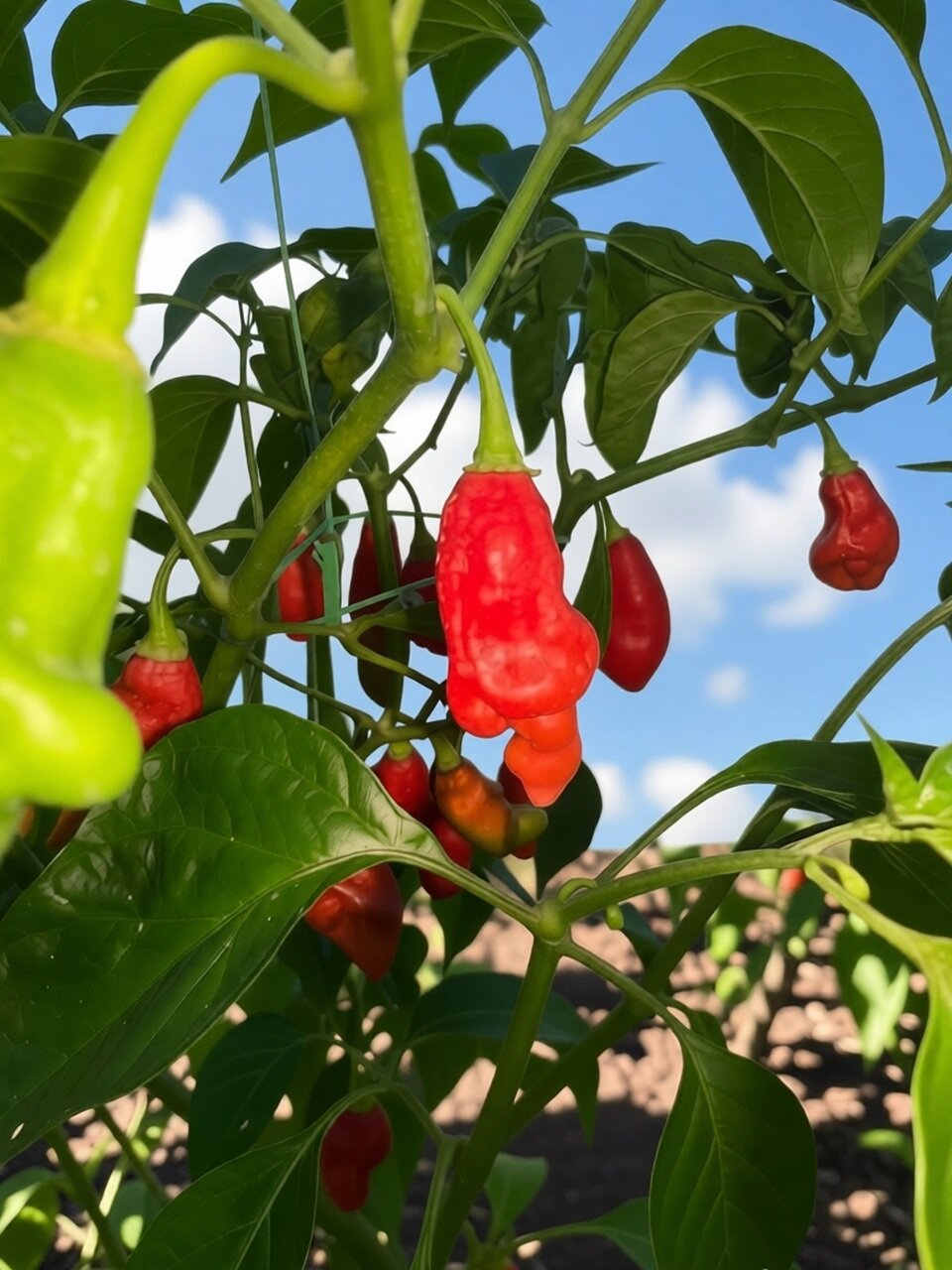 Семена Острый перец Тринидад Скорпион (Trinidad Scorpion Long SR), 5 семян