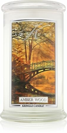 Свеча Kringle Candle Amber Wood, 624 г