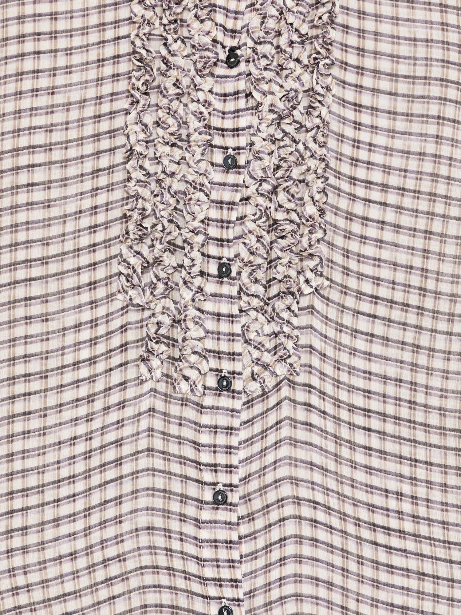 Рубашка PennyBlack Ruffled check shirt, размер 46 — фото 1