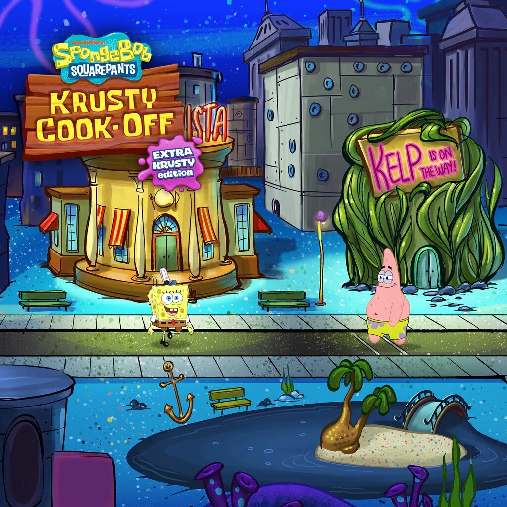 Дополнение SpongeBob: Krusty Cook Off: World 3 : New Kelp City, цифровое издание PlayStation 4, регион Турция / код пополнения баланса
