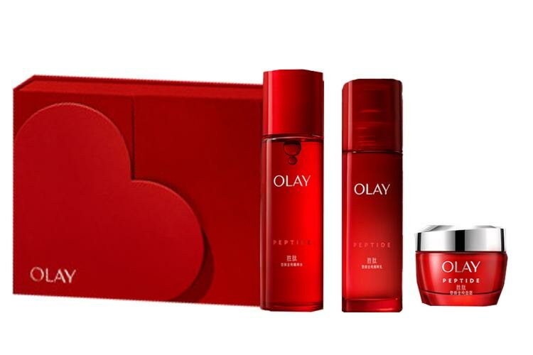 Набор для ухода за кожей унисекс OLAY RADICAL NEW AGE, 150ml Large Red Bottle Water+50ml Large Red Bottle Cream+100ml Red Bottle Lotion