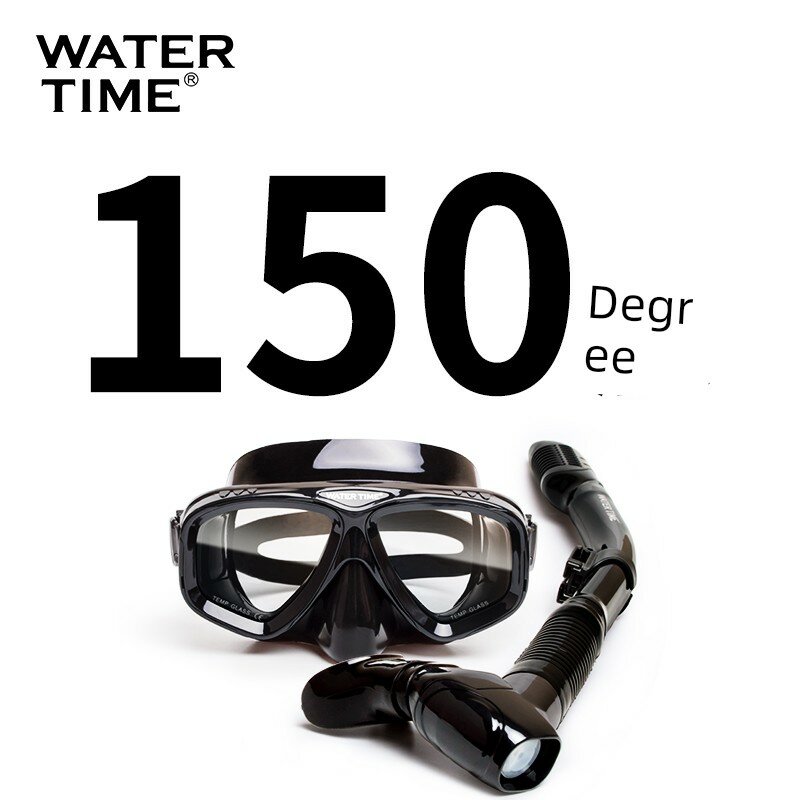 Watertime Дайвинг-маска для взрослых с линзами 150 диоптрий для плавания и снорклинга