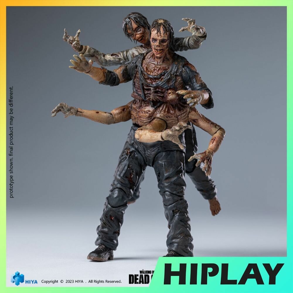 HIPLAY HIYA Ходячие мертвецы: Мертвый город Walker King 1/18 Фигурка