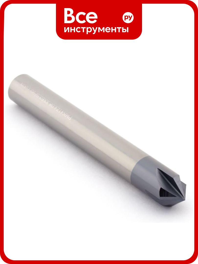 Фреза для снятия фасок твердосплавная по металлу CNCINS PMK41. Z4.08. XX.63. SF90. TiAlN