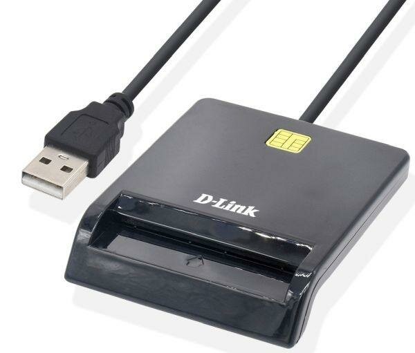 D-Link DCR-100/B1A USB-считыватель контактных смарт-карт