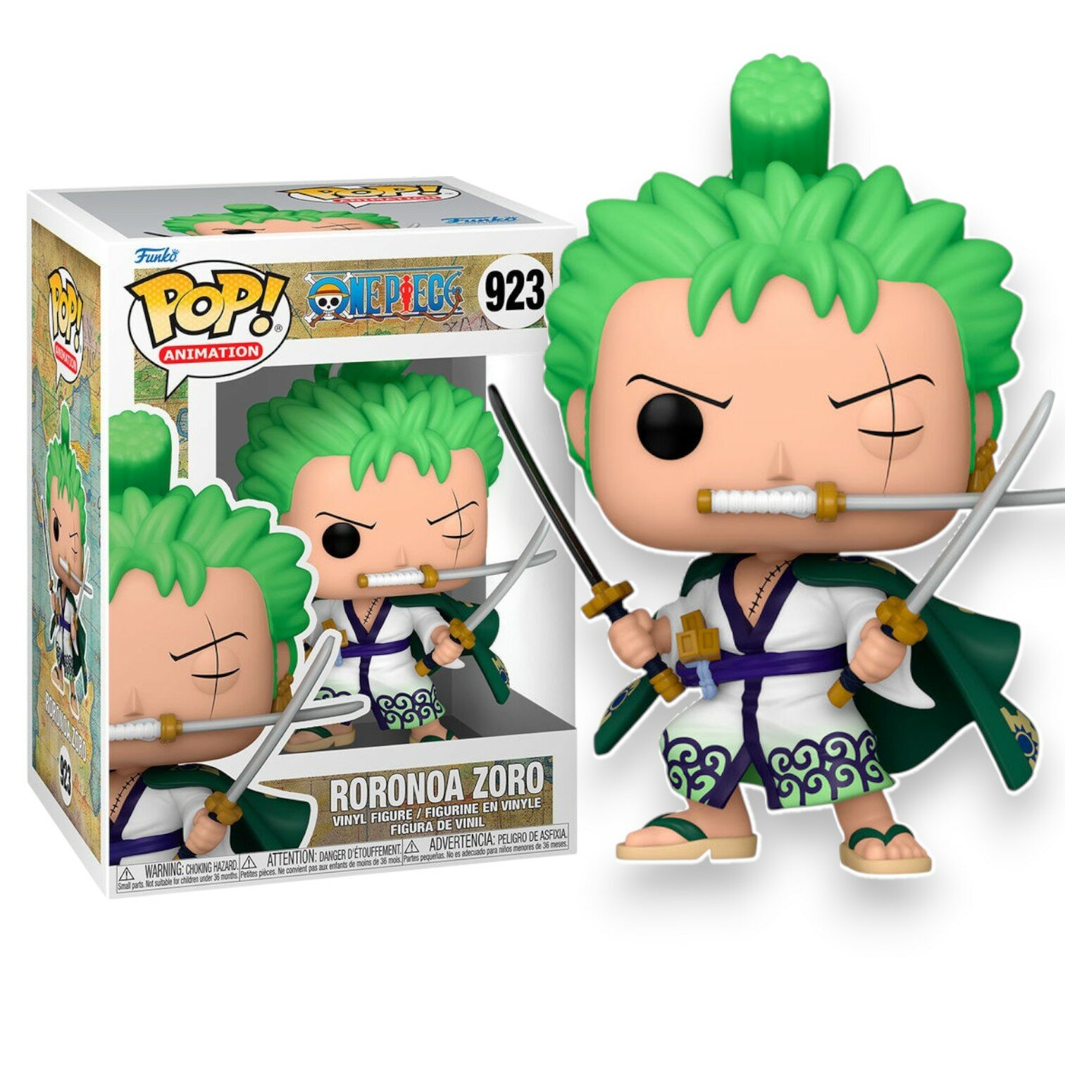 Фигурка Ророноа Зоро "Ван-пис" от Funko POP! 923 коллекционная