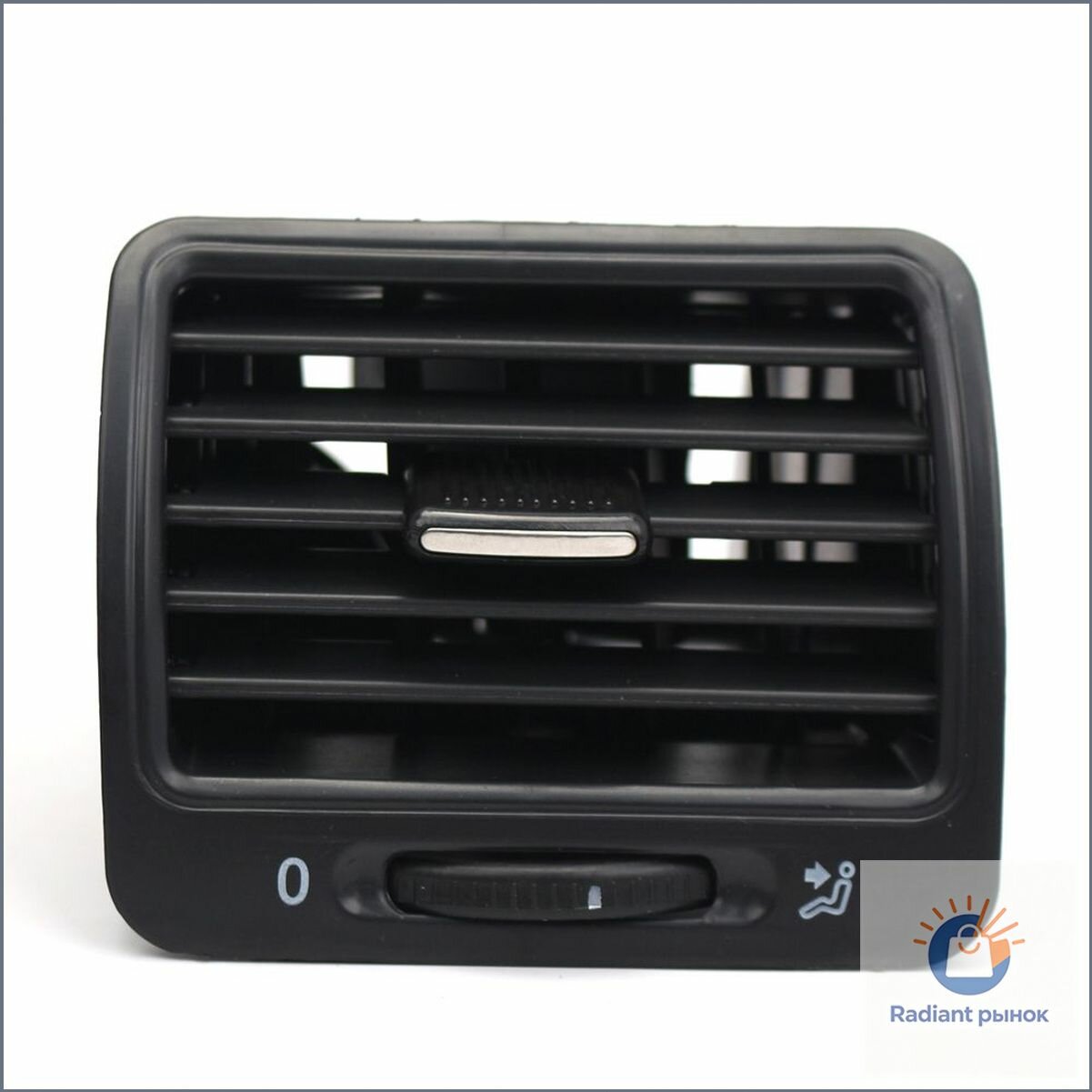 Воздуховод кондиционера для Volkswagen Golf V (2004 2009), левый, чёрный