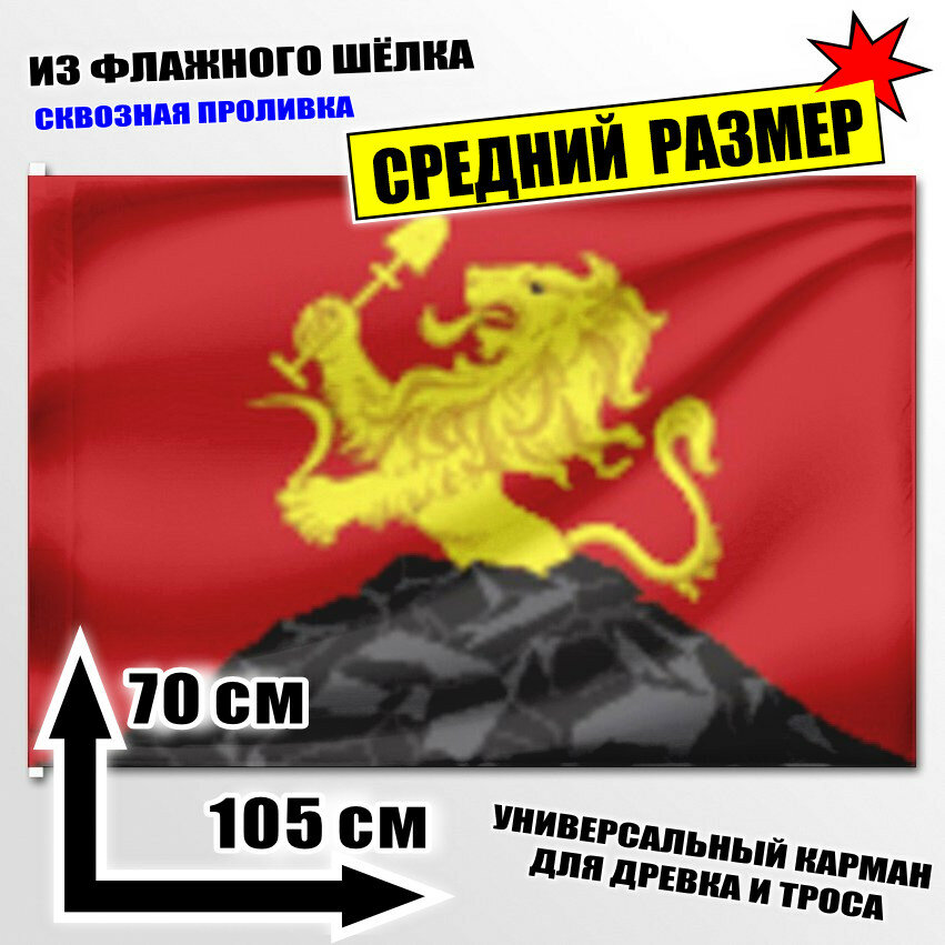 Флаг средний Бородино 105x70 см