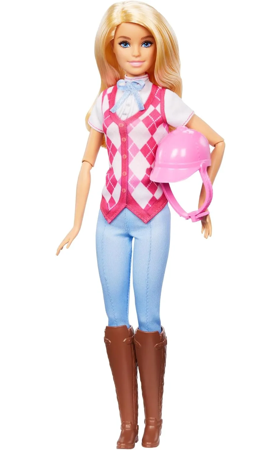 Кукла Mattel Barbie - Кукла-жокей Малибу в стильный костюм для верховой езды HXP06/HXJ38
