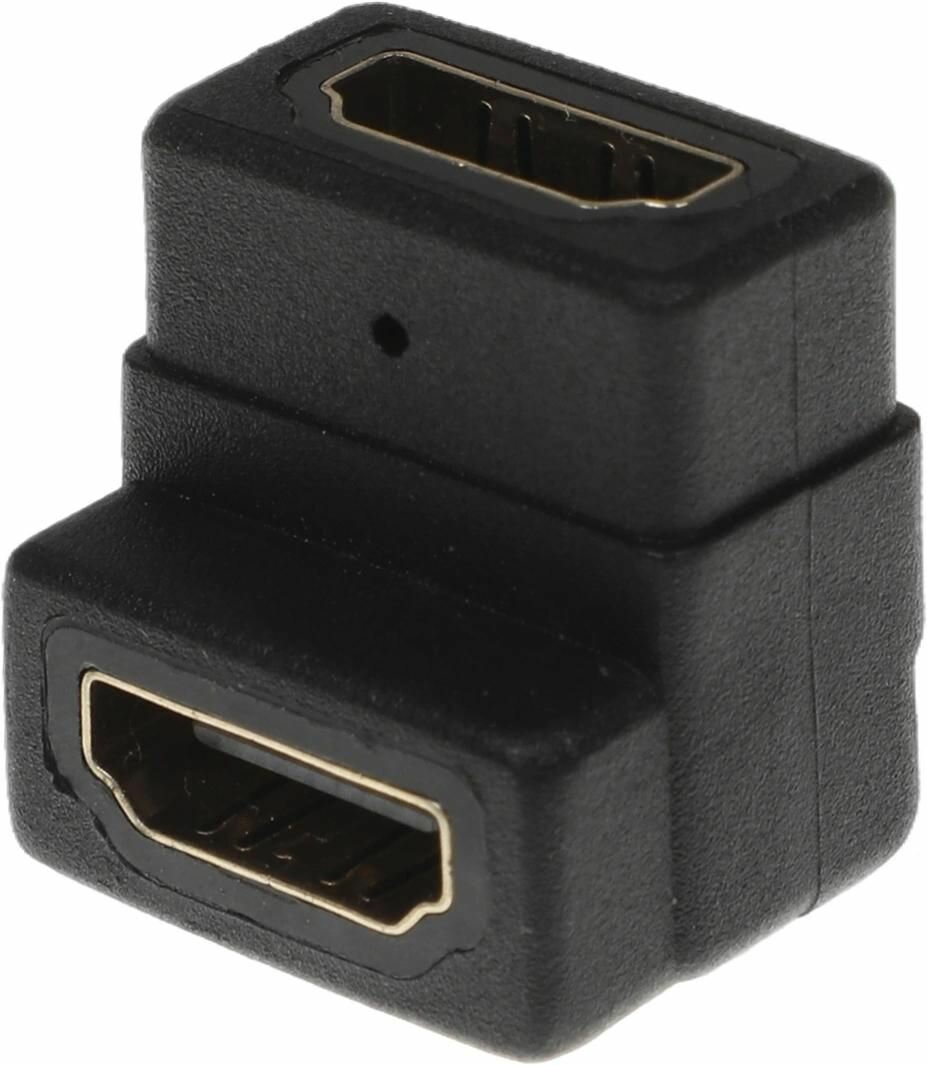 Адаптер-переходник Behpex аудио-видео, HDMI f - HDMI f, черный
