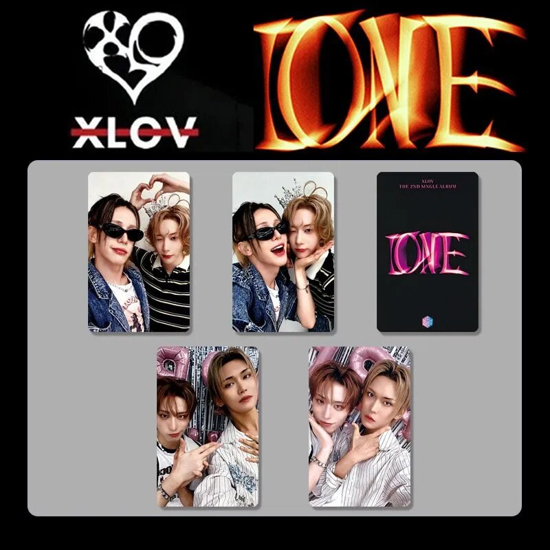 Карточки XLOVk-pop карточки коллекционные Коллекционная карточка 54 * 86 мм 5 шт