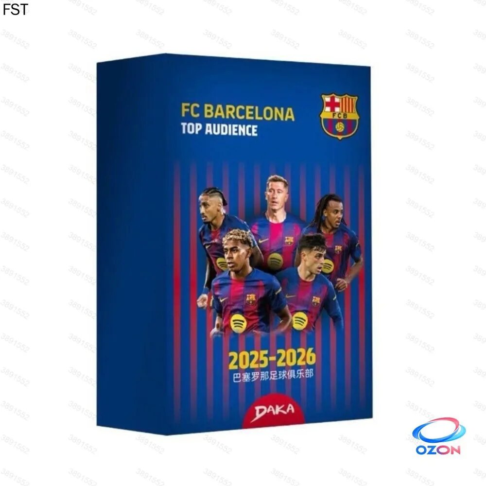 25-26 DAKA Последние Real Madrid Barcelona Box Mbappe Yamal Football Blind Box Star Card