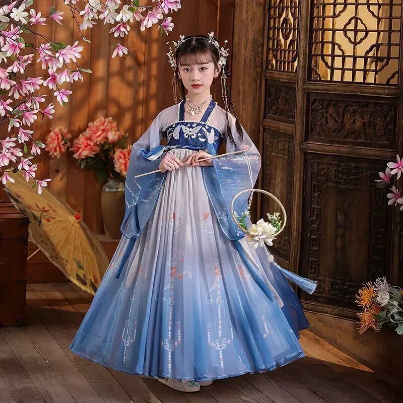 Детское платье Тан из полиэстера hallolilla 150, 2-blue butterfly