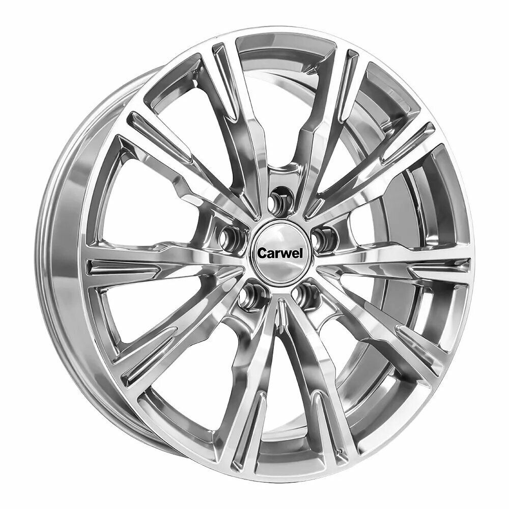 Колесный диск Carwel Лиман 7.5x17 5x114.3 ET52.5 D67.1 BK литой