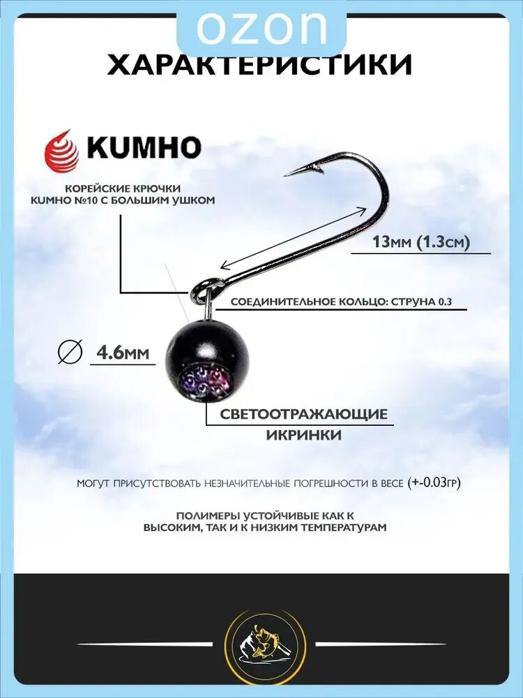 Мормышка, 0.8 г — фото 1