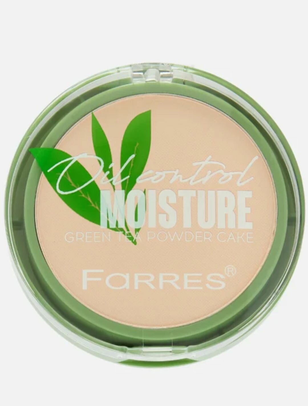 Пудра для лица с экстрактом зелёного чая FARRES green tea extract powder 01