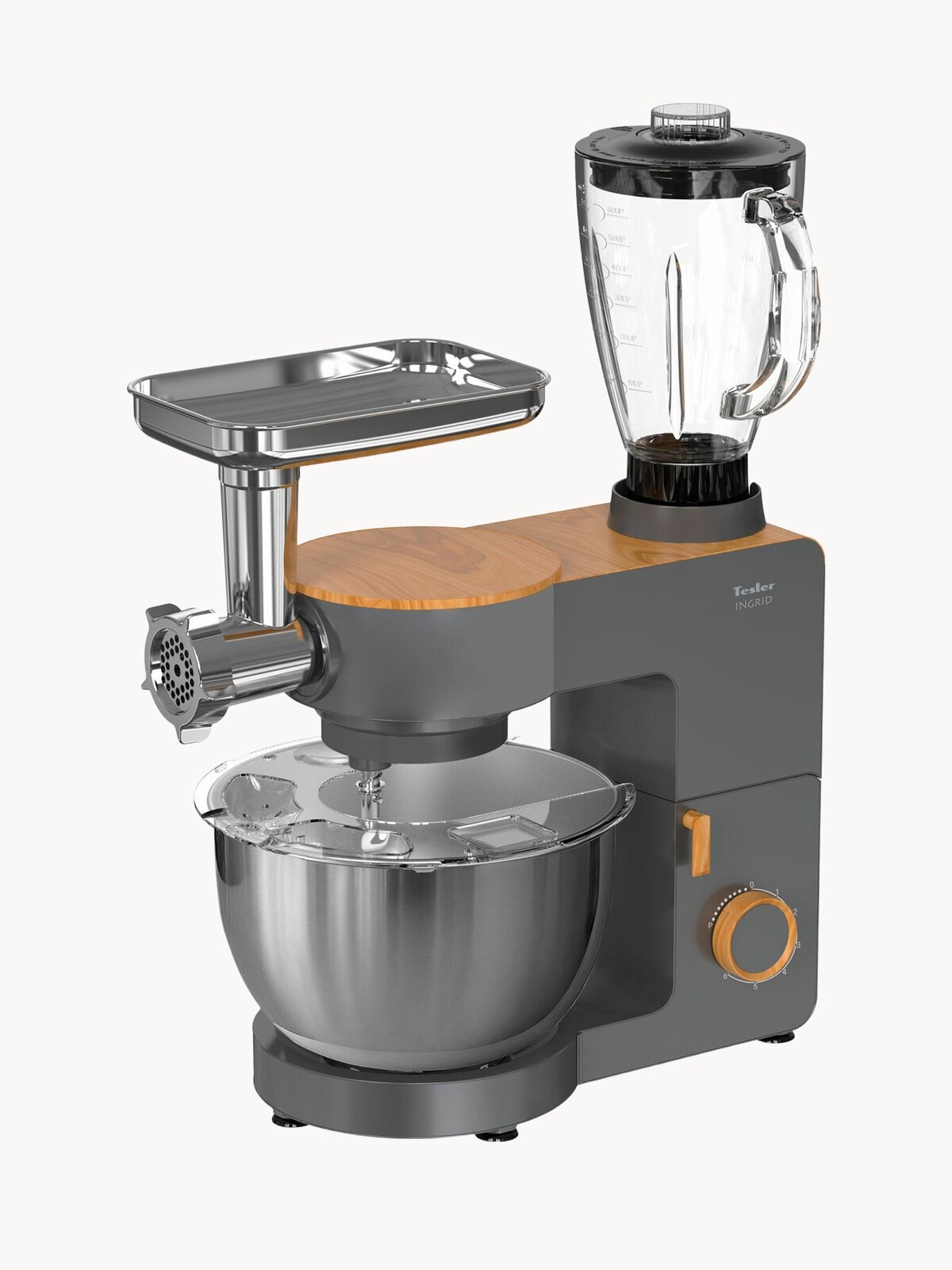 Кухонная машина Tesler KM-1640 GREY