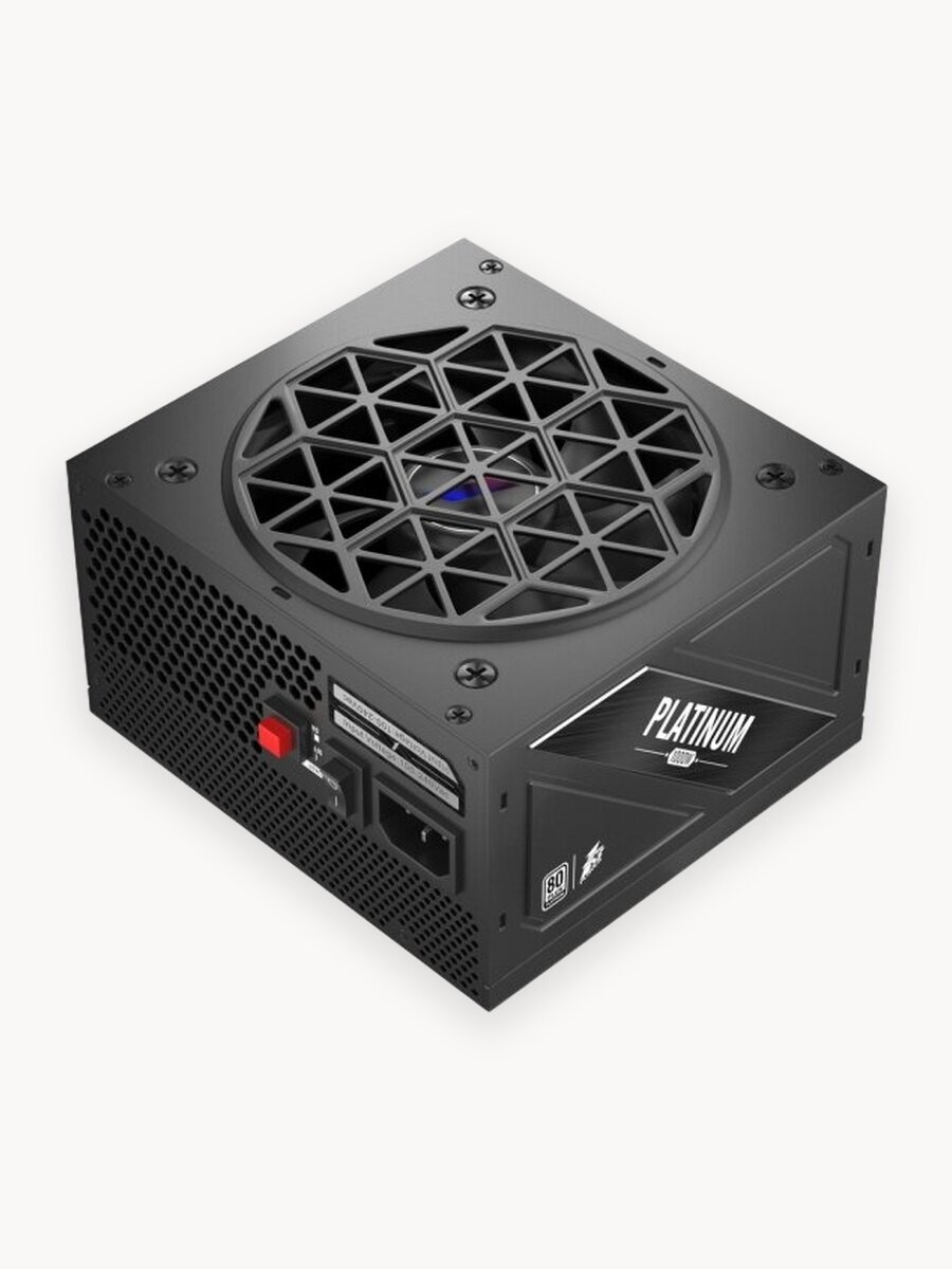 Блок питания 1STPLAYER NGDP, 1000W, 80+ Platinum, ATX3.0 (HA-1000BA3-BK) черный