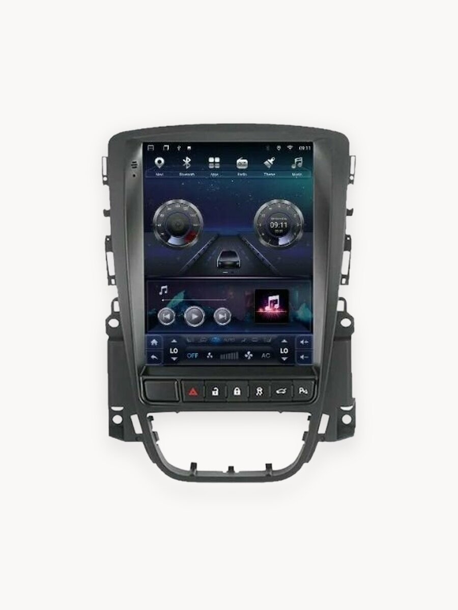 Штатная магнитола (4+64гб) для Opel Astra J 2009-2017, Опель Астра Джи в стиле Тэсла