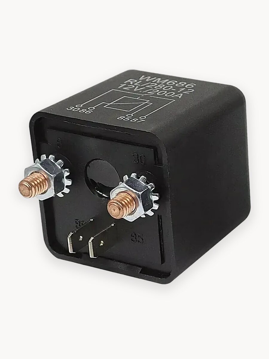 Мощное реле "WM686", 4-контактное, ток 200A, напряжение 12 В