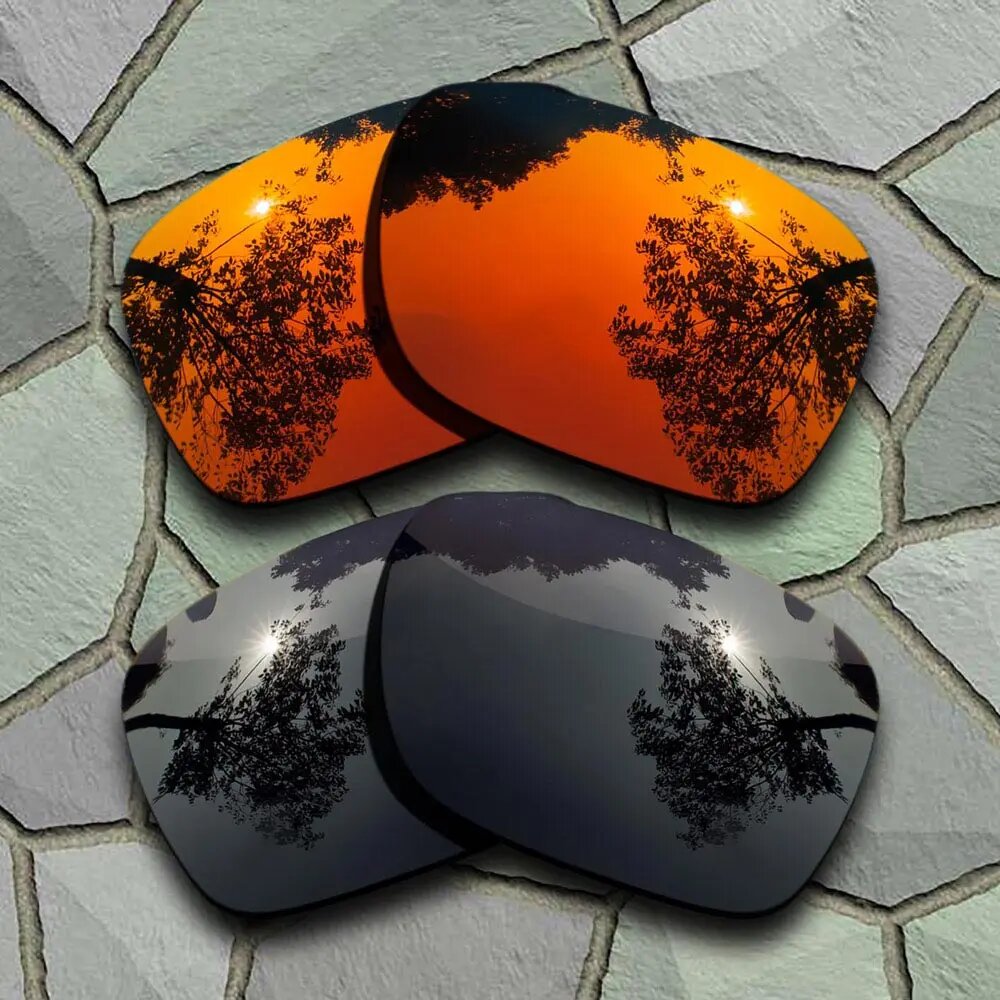 Поляризованные линзы Oakley Holbrook Black-Red Orange