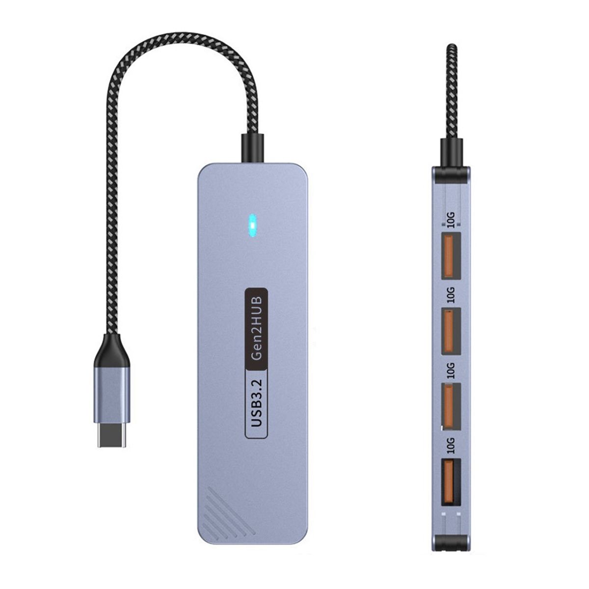 10 Гбит/с USB 3.2 GEN2 HUB C Высокоскоростной разветвитель