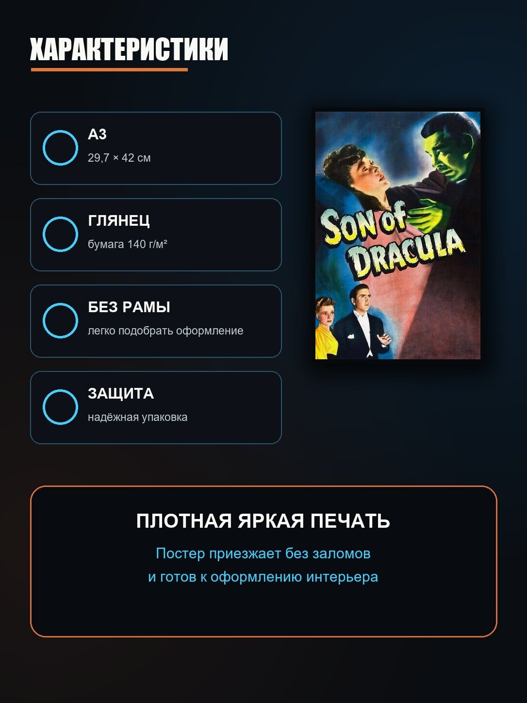 Постер Сын Дракулы — фото 1