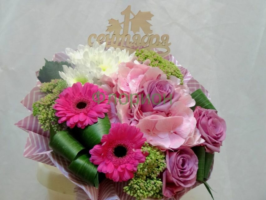 Букет на первое сентября "Неожиданный подход"