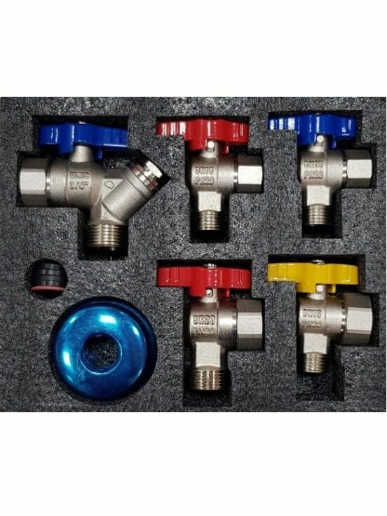 Комплект кранов для газового котла TIM DE101k