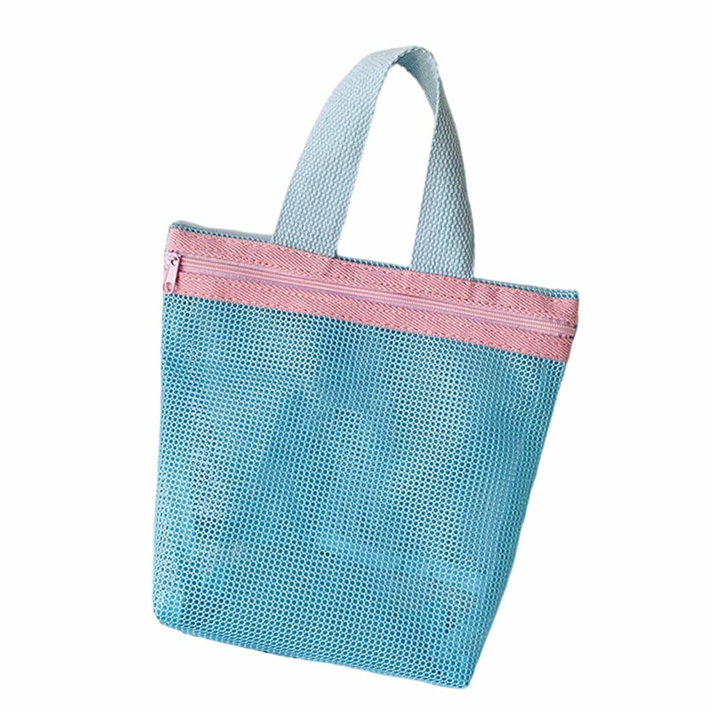 Сетчатая сумка для душа, портативная подвесная сумка для туалетных принадлежностей на молнии, пляжная сумка для путешествий, спортзала, кемпинга, плавания