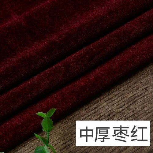 Бархатная ткань из полиэстера Xintianji TJ8671 45*75 см 45x160cm (0.5yards), 28 Medium thickness