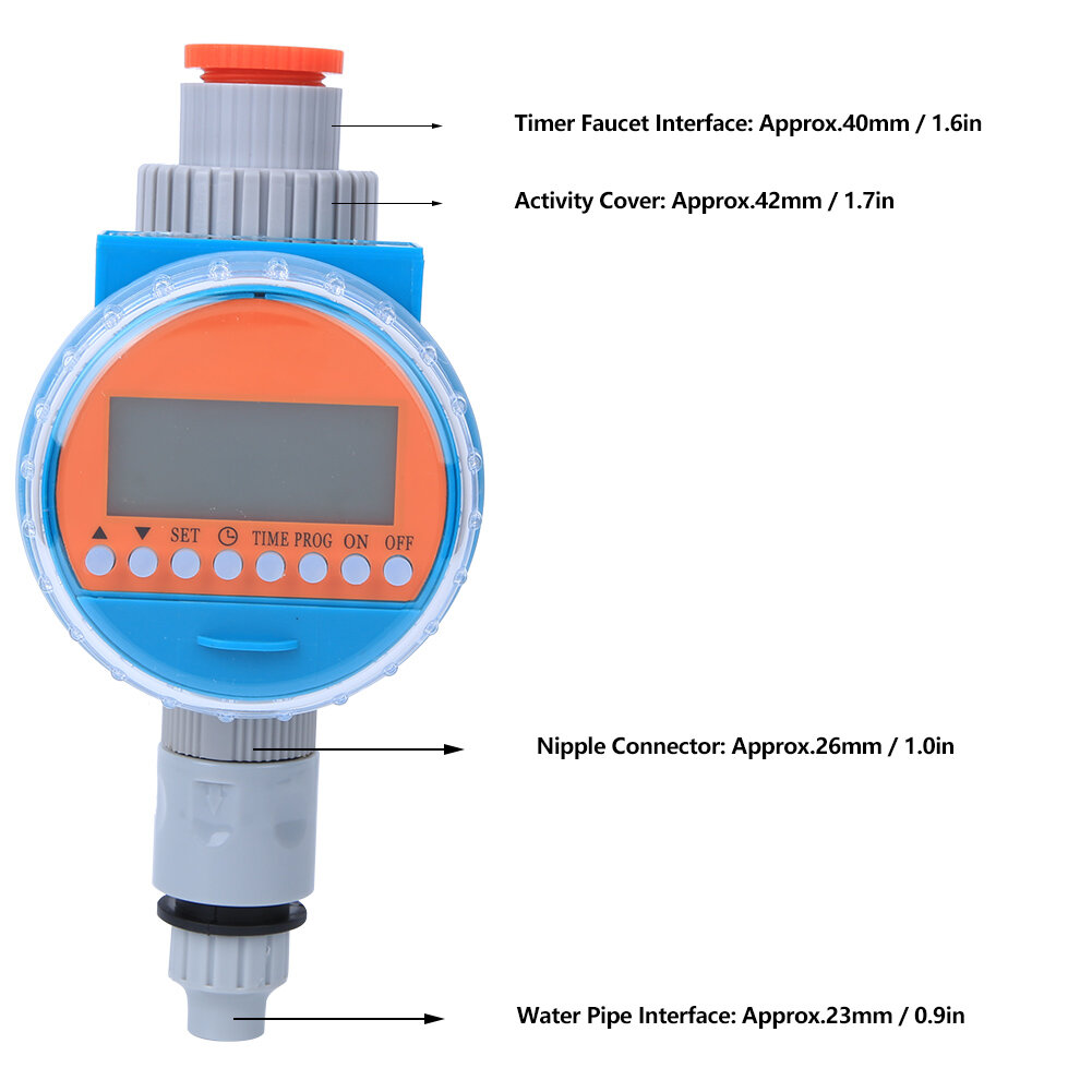 Автоматический контроллер полива на солнечной батарее, интеллектуальный таймер полива сада для сельскохозяйственного орошения