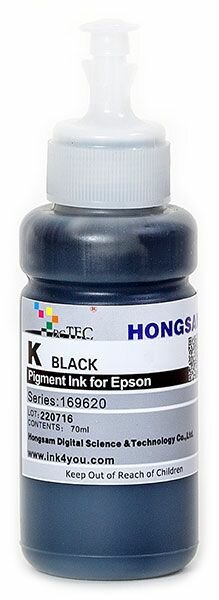 Чернила DCTec пигментные Epson L4150 Black (черный) 70 мл с дозатором