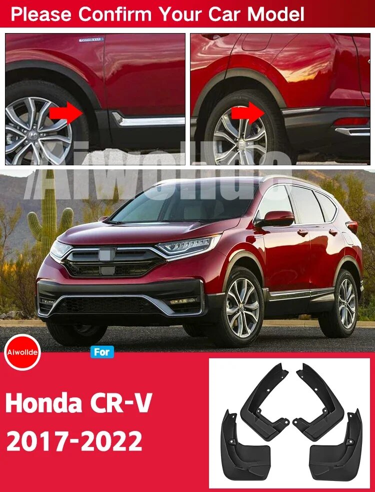 Автомобильных крыльев Для Honda CRV CR V 2007-2022 2019 2020 Передние Задние Брызговики Автоаксессуары CRV 2017-2022