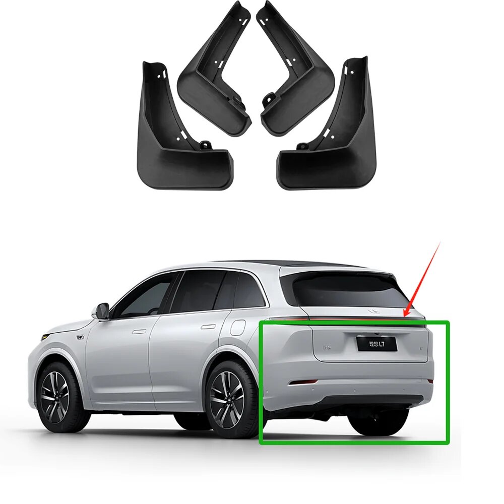 Для Lixiang L6 L7 L8 L9 2022 ~ 2026 2023 2024 2025 автомобильные колеса, брызговики, брызговики, защита крыльев, брызговики, аксессуары L7 B
