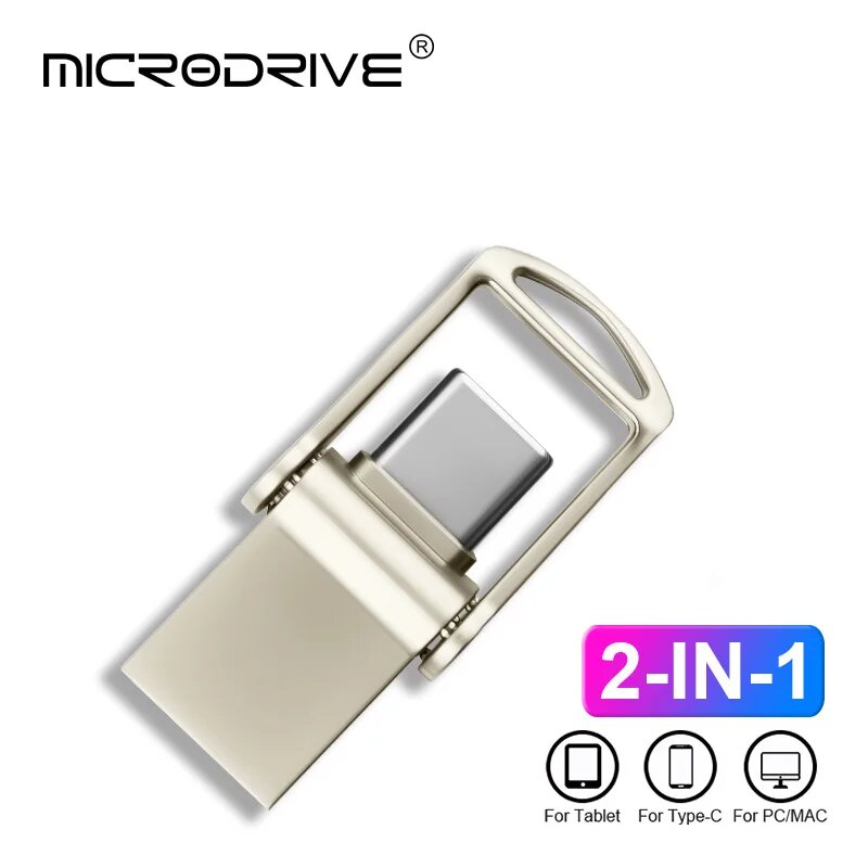 Флешка MicroDrive Type-C 32 ГБ USB 3.0 — фото 1