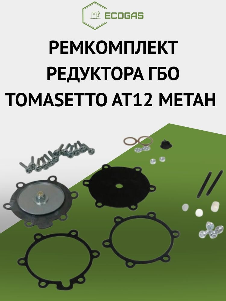 Ремкомплект редуктора ГБО TOMASETTO AT12 метан (оригинал)