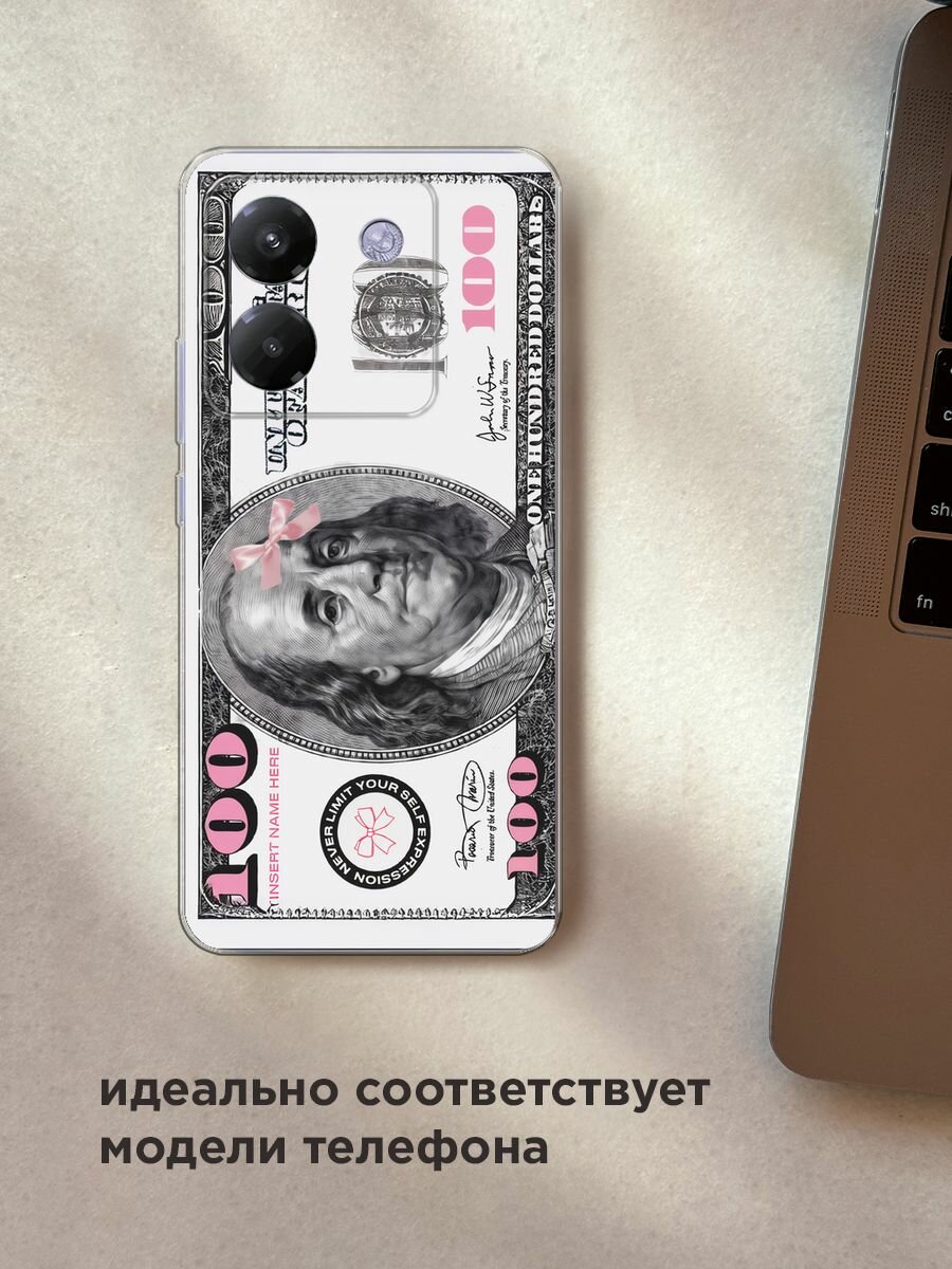 Силиконовый чехол на Poco M7 Pro / Поко М7 Про с принтом "Милый доллар" — фото 1