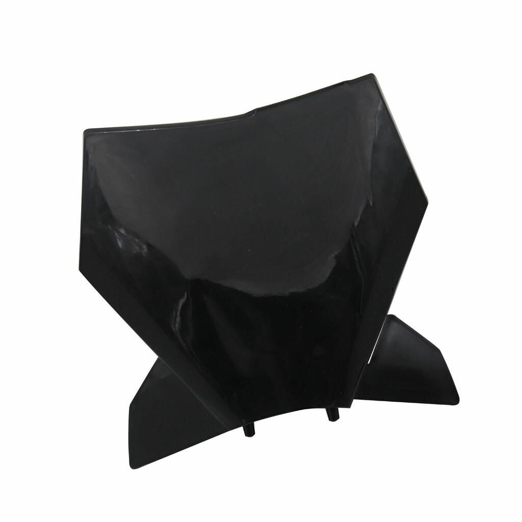 Высоковидимый номерной знак для мотоцикла с функцией счета для тренировок и гонок на открытом воздухе, легкое распознавание, Черный