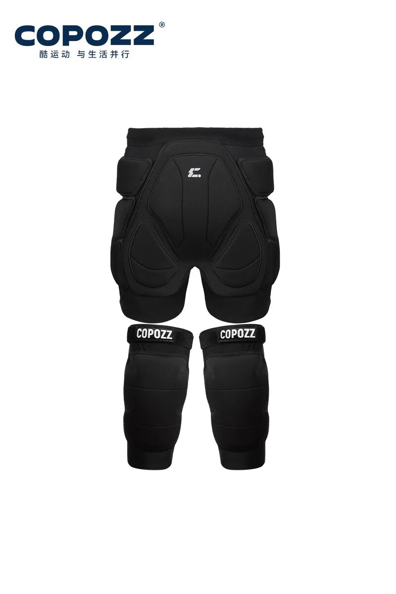 COPOZZ Защитные шорты для экстремальных видов спорта S-XL S, Protector set