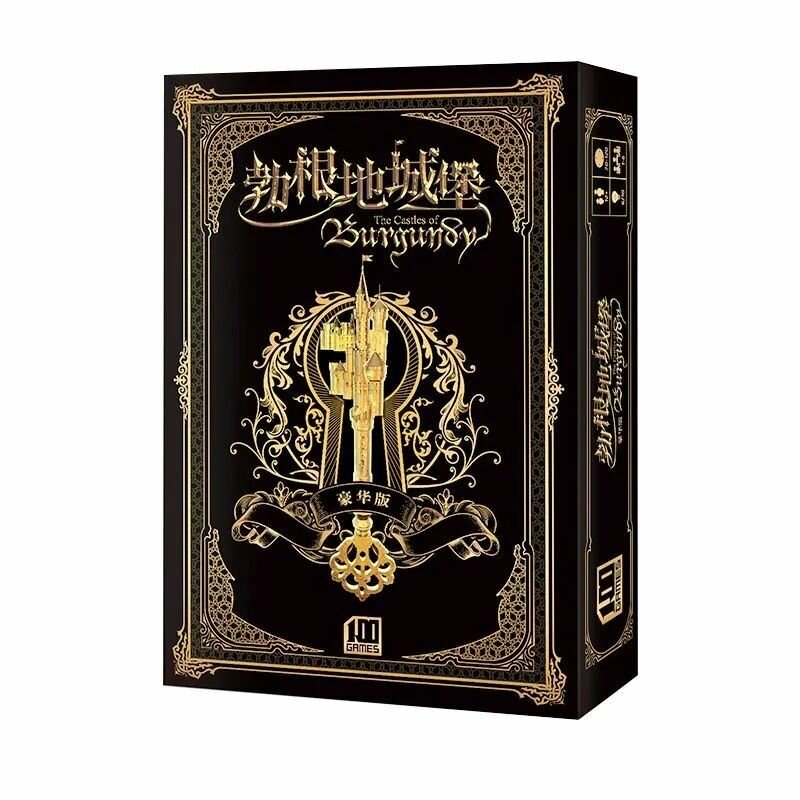 Настольная игра The Castles of Burgundy Deluxe Edition для 2-4 игроков со временем игры 30-90 минут идеально подходит для семейных и дружеских посиделок.