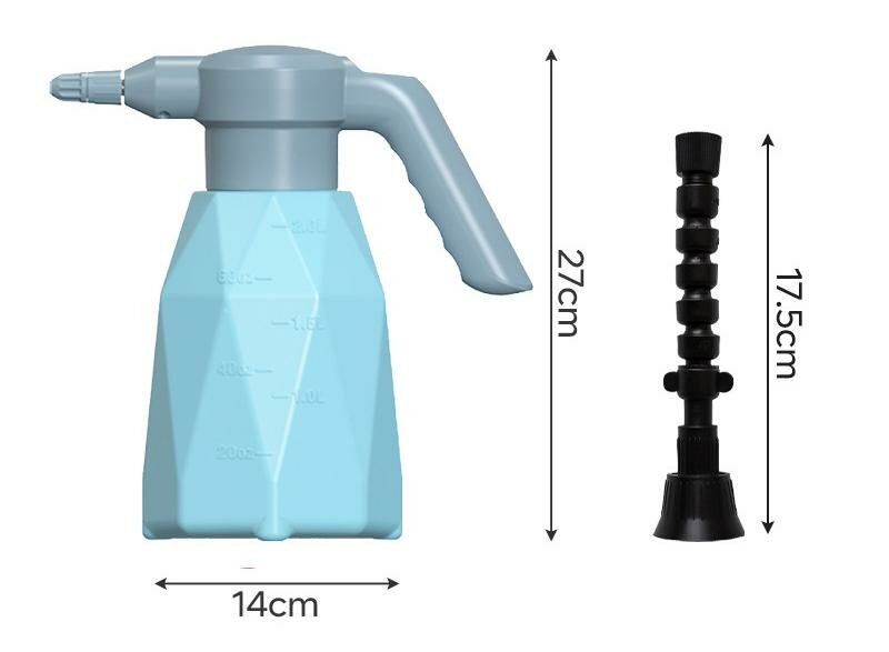 Электрическая лейка объемом 2 л, ручной опрыскиватель, перезаряжаемый садовый инструмент