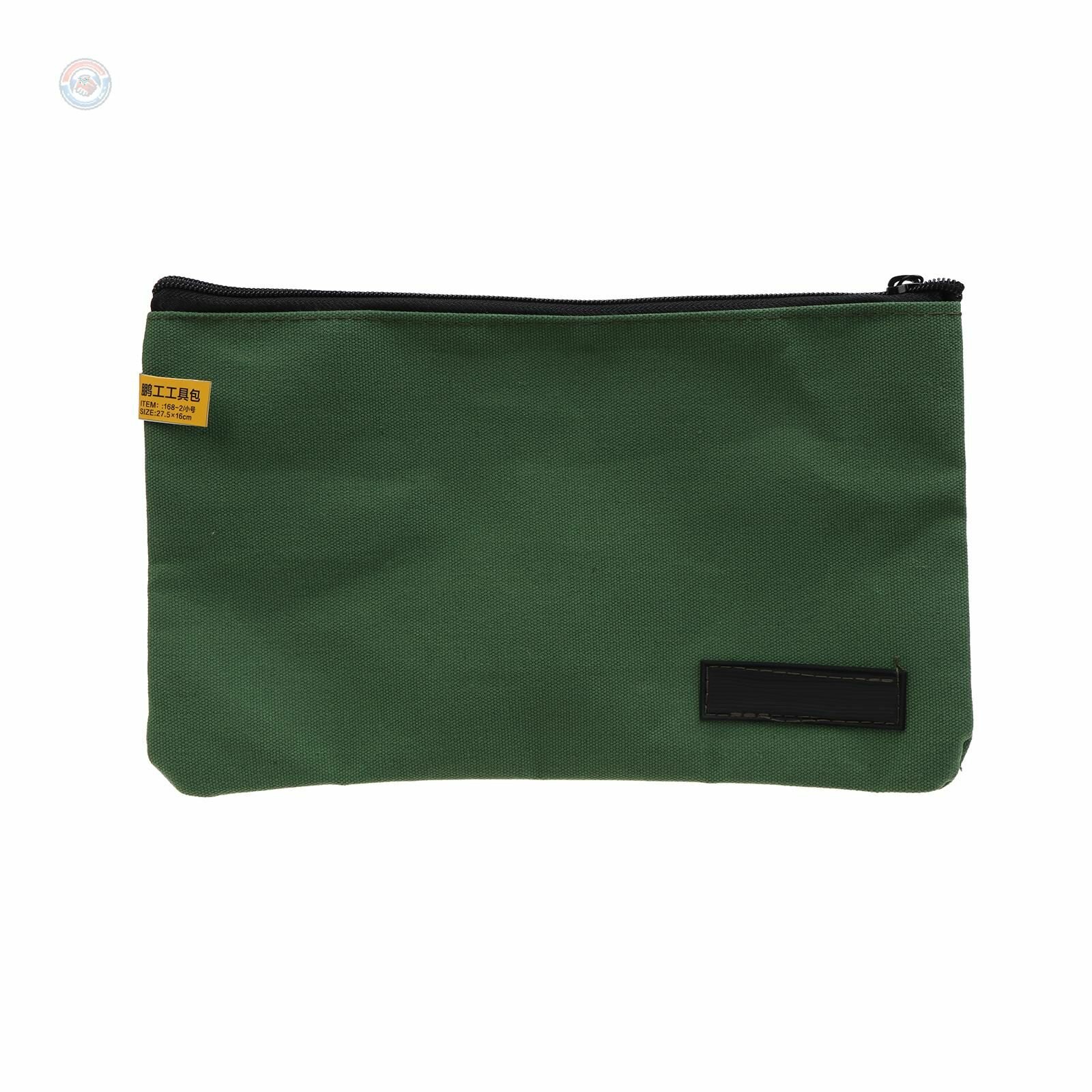 Сумка для инструментов из брезента, широкое открытие, карманы для отверток, компактная и вместительная, для механика и домашнего мастера