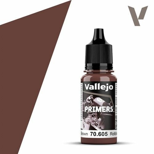 Грунт 70605 Surface Primer - Ger. Red Brown 17 ml. Vallejo 70605